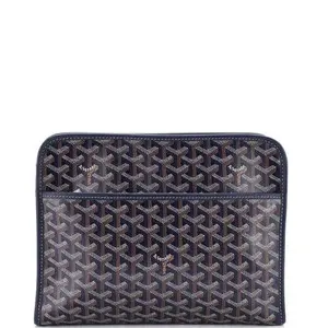 Goyard Jouvence Toiletry Pouch Coated Canvas Gm - Blue