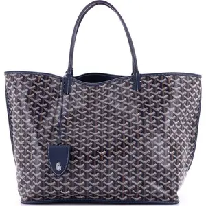 Goyard Anjou Reversible Tote Coated Canvas Gm - Blue
