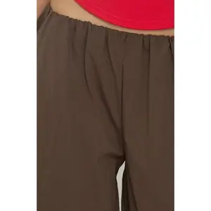 Princess Polly Lunea Wide Leg Cargo Pants - Brown