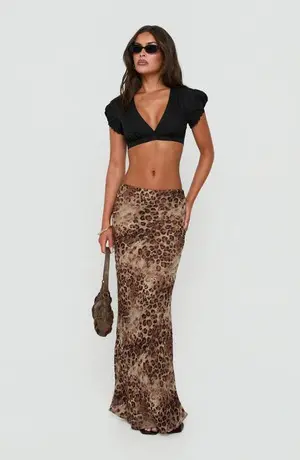 Princess Polly Eliena Low Rise Maxi Skirt
