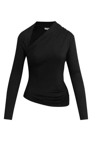 Joe's Jeans The Avery Asymmetrical Long Sleeve Top