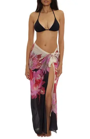 BECCA By Rebecca Virtue Sarong Swim Cover-up - Multi