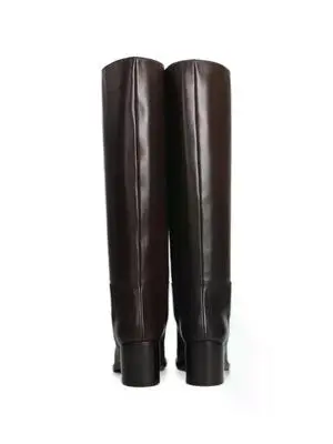 VIA ROMA 15 Leather Knee-high Boots