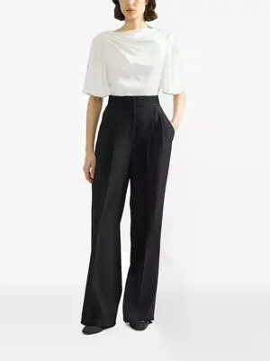 Erdem Pleat-detail Trousers - Black