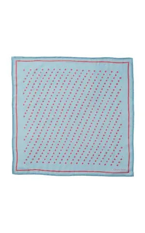 Chan Luu Printed Bandana Blue