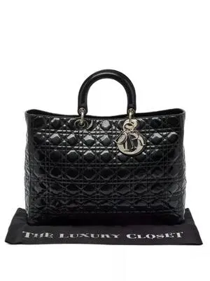 Dior 2010 Large Lady Cannage Tote Bag