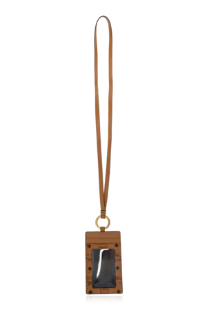 Mcm Card Holder With Lanyard