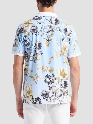 Robert Graham Milson Floral Cotton Polo Shirt