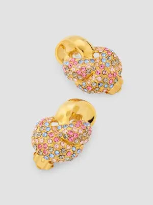 Oscar De La Renta Love Knot 2.0 Earrings - Multi