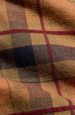 Billy Reid Textured Pickwick Plaid Button Up Shirt