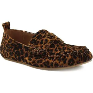 NATIONAL COMFORT Hatty Penny Loafer Leopard Suede