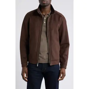 Hart Schaffner Marx Langford Faux Suede Jacket - Espresso