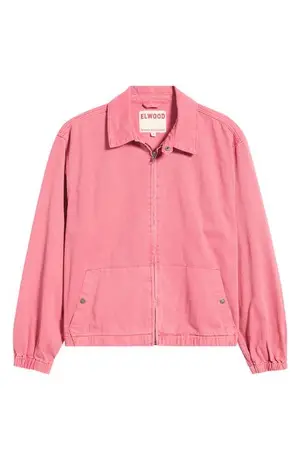 ELWOOD Mos Sunfaded Denim Jacket - Red