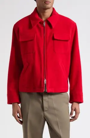 SECOND / LAYER Jefe Wool Jacket - Red