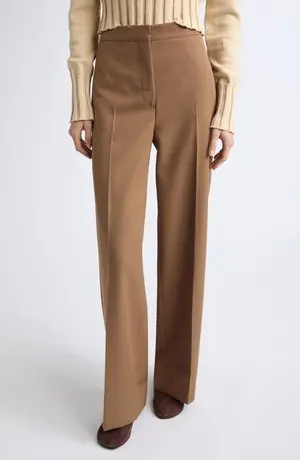 FFORME Aris Tailored Wide Leg Trousers Camel