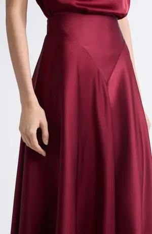 Altuzarra Ames Satin Maxi Skirt