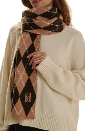 FAVORITE DAUGHTER The Argyle Scarf - Multi