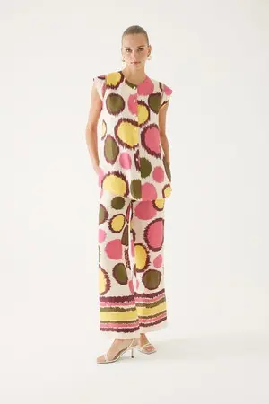 EXQUISE Oversized Sleeveless Shirt