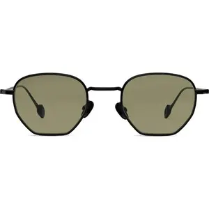 FORK Cutoff 46mm Irregular Sunglasses - Black