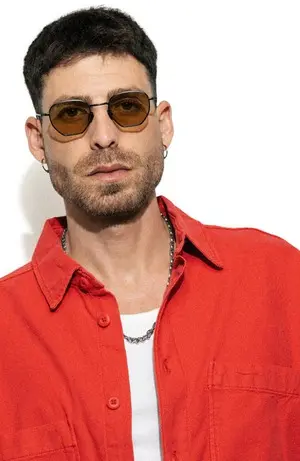 FORK Cutoff 46mm Irregular Sunglasses