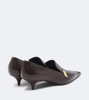 Proenza Schouler Slash Leather Loafer Pumps