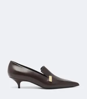 Proenza Schouler Slash Leather Loafer Pumps