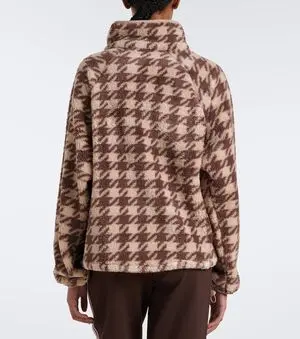 The Upside Palacio Harlow Houndstooth Fleece Sweater