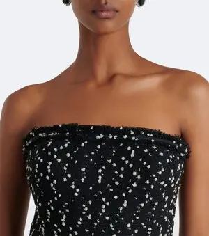 Elie Saab Tweed Cocktail Dress