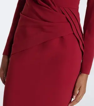 Elie Saab Draped Cady Gown