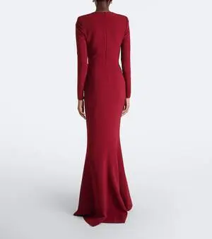 Elie Saab Draped Cady Gown