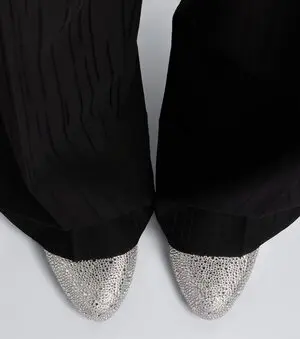 CHRISTIAN LOUBOUTIN Dolly Embellished Leather Mules