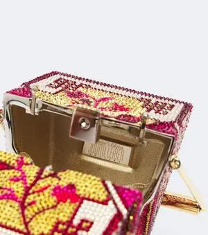 Judith Leiber Take Out Box Embellished Clutch