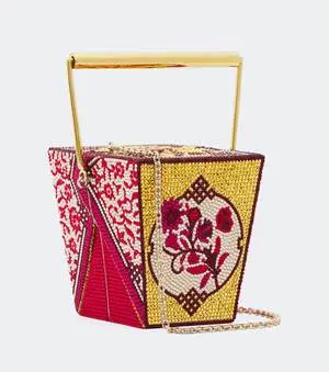 Judith Leiber Take Out Box Embellished Clutch