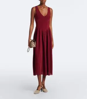 Altuzarra Lollie Knitted Midi Dress