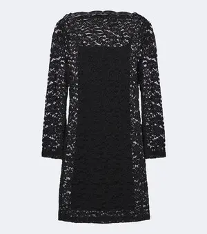 Veronica Beard Savina Lace Minidress - Black