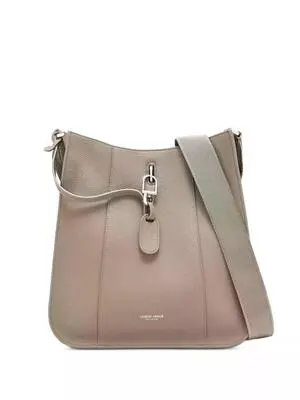 Giorgio Armani Grained Leather Shoulder Bag