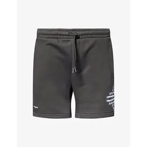 THE COUTURE CLUB Luxury In Motion Cotton Sweat Shorts - Charcoal