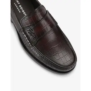 Kurt Geiger Lombard Leather Loafers
