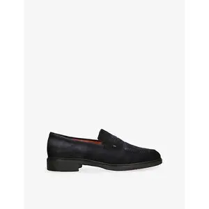 Santoni Easy Suede Loafers