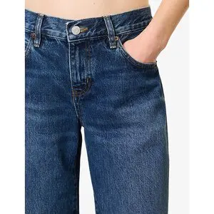 FRAME Saturday Straight-leg Low-rise Denim Jeans