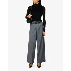 DARKPARK Gaia Wide-leg Wool Blend Trousers