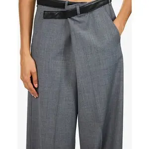 DARKPARK Gaia Wide-leg Wool Blend Trousers