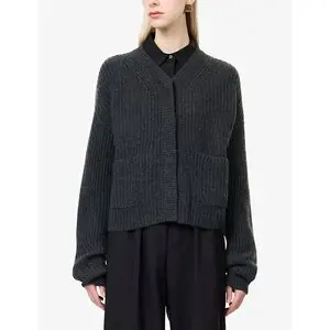 Le Kasha Snap-button Brushed Cashmere Cardigan
