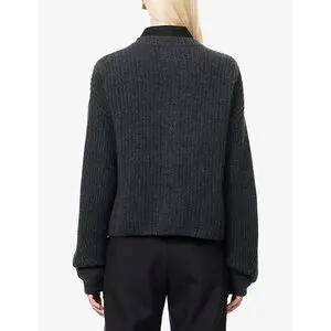 Le Kasha Snap-button Brushed Cashmere Cardigan