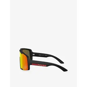 Prada Ps B07s 1bo70u Irregular Injected Sunglasses