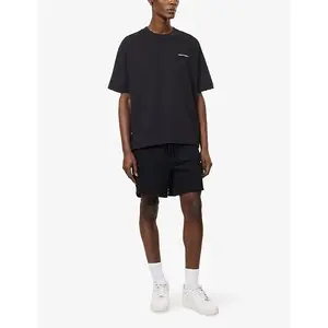 THE COUTURE CLUB Crack Emblem Printed Cotton T-shirt