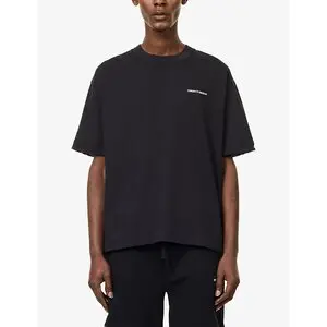 THE COUTURE CLUB Crack Emblem Printed Cotton T-shirt