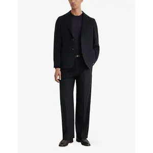 REISS Collin Single-breasted Wool-blend Blazer