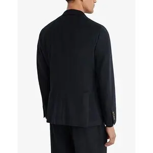 REISS Collin Single-breasted Wool-blend Blazer