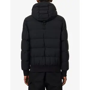 Moose Knuckles Soho Hooded Shell-down Bomber Jacket